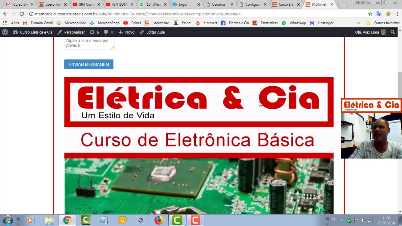 Conheça Nova Área de Membros do Curso Elétrica e Cia Com Certificado